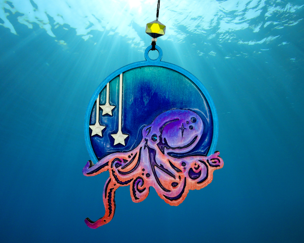 Holiday & Seasonal :: Christmas :: Octopus Ornament